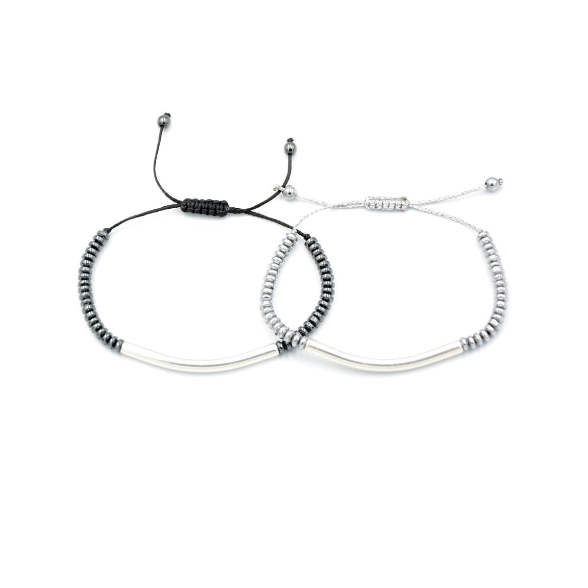 Hematite Rondelles With Bar Fashionable Handmade Jewellery Hematite Rondelles With Bar Fashionable Handmade Jewellery